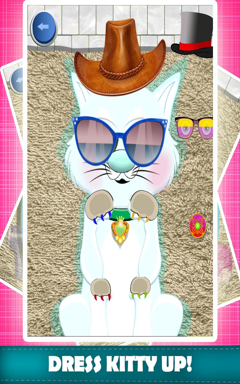 My Little Pet Kitty Cat Makeover Spa Wash Clean & Dress Cute Kittens ...