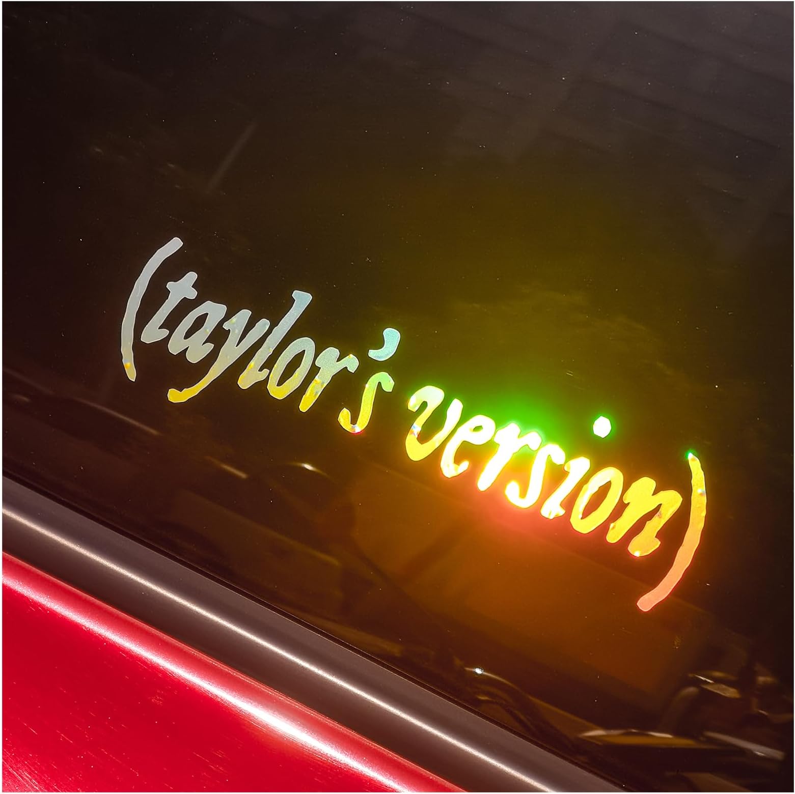Amazon.com - Taylors Version car Stickers - Car Decals - in This car we ...