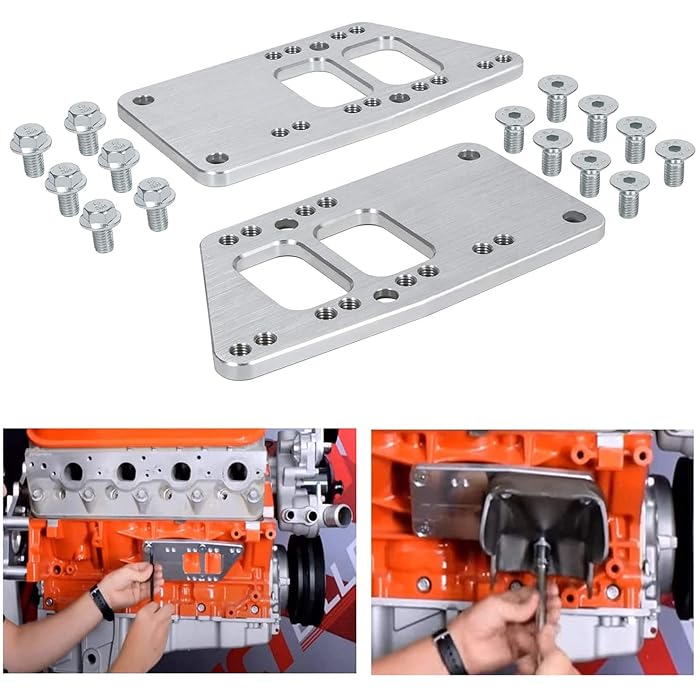 Buy for LS Swap Motor Mounts Adapter Plates LS Conversion Adjustable ...