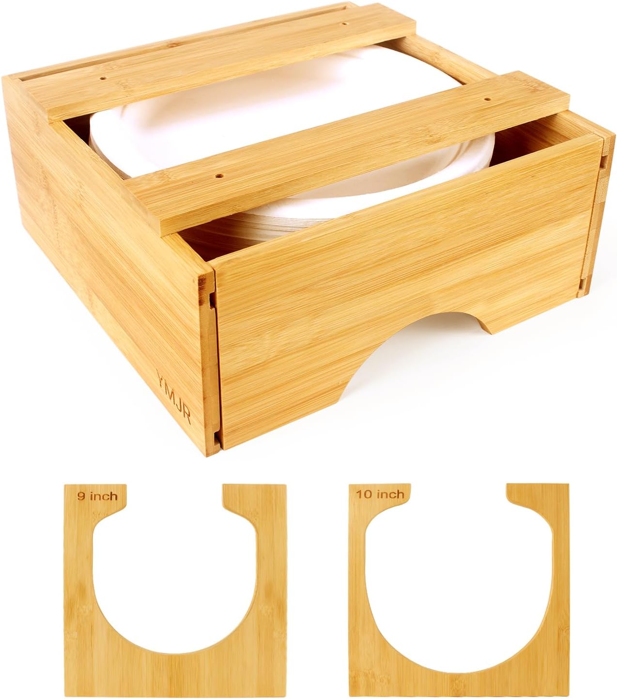 Amazon.com - YMJR 9-inch & 10-inch Paper Plate Dispenser Under Cabinet ...