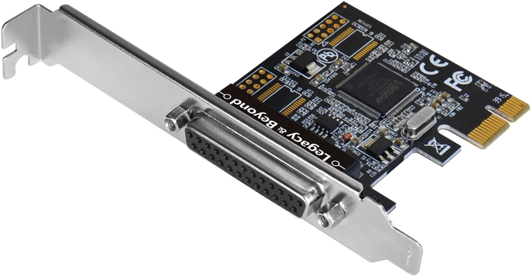 Amazon.com: LinksTek 1-Port PCI Express Parallel Card for Printers ...