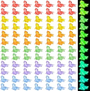 Amazon.com: ZhouBoat 120Pcs Mini Glow Lizard Miniature Statue, Luminous Mini Resin Lizard Figure ...