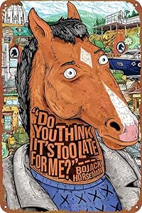 Amazon.com : Bojack The Horseman Movie Poster Vintage Tin Sign for Home ...