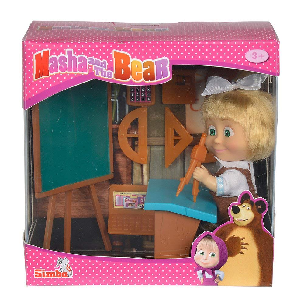 Buy Masha and Bear Masha at School Action Figure Playset Online at ...