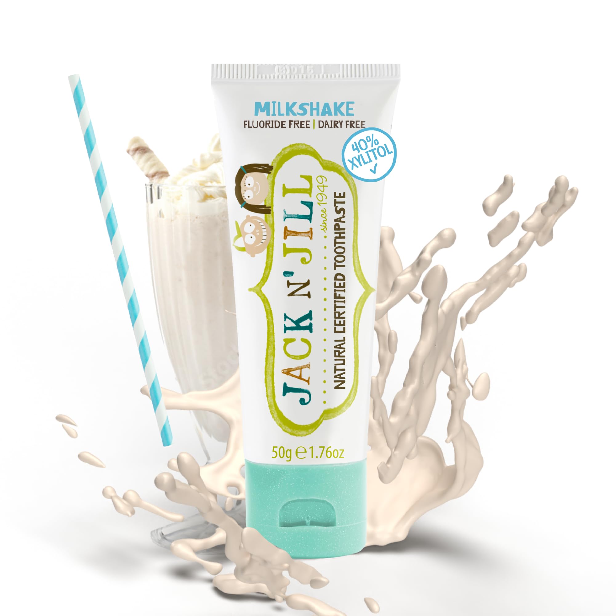 Jack N'Jill Milkshake Natural Toothpaste, White, 50 g : Amazon.com.au ...