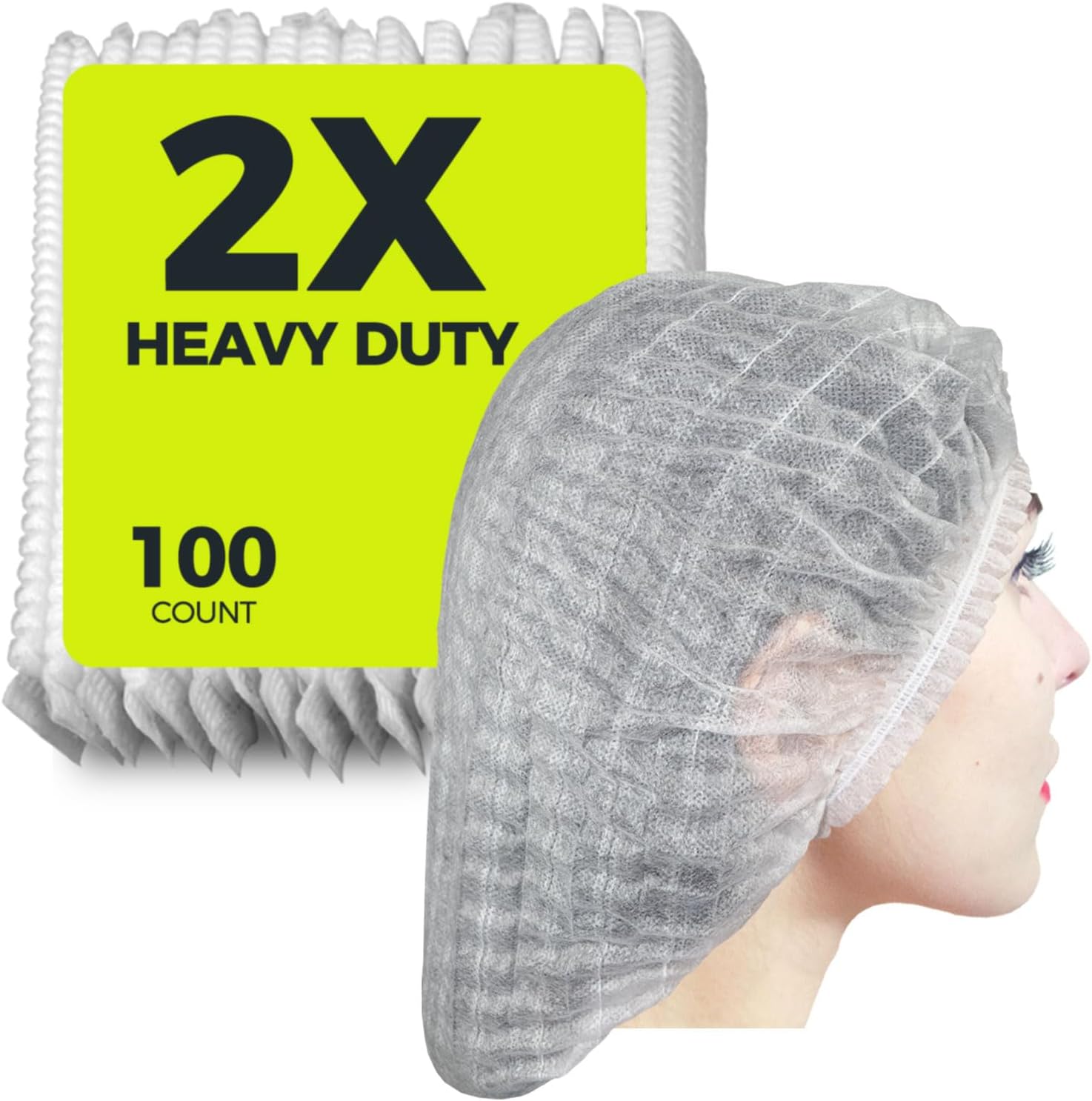 Amazon.com: LEOBRO Hair Net, Hair Nets for Food Service Workers, 50PCS ...
