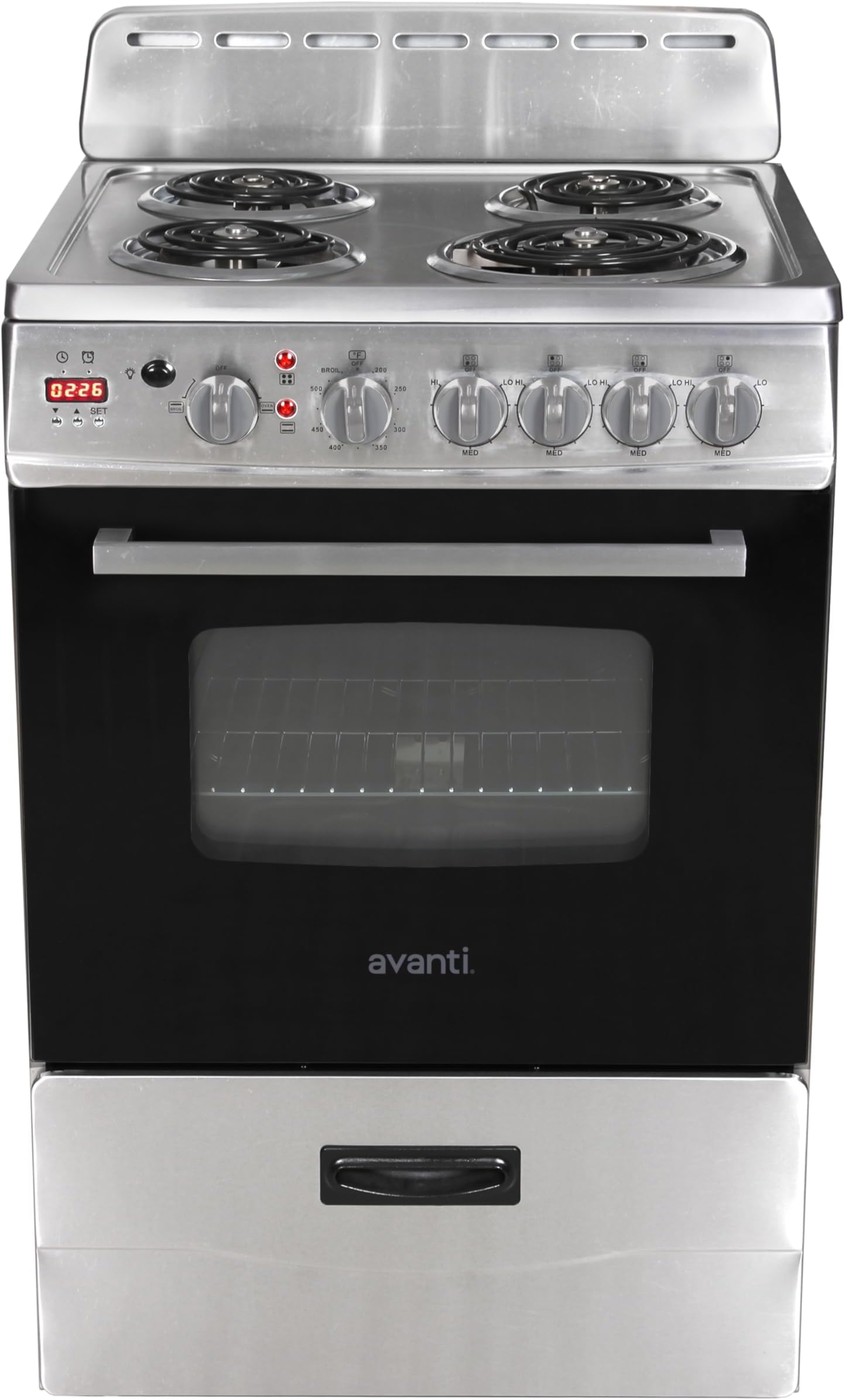 Amazon.com: Avanti ERU200P3S Electric Range Oven Compact Design, 2.1-Cu ...