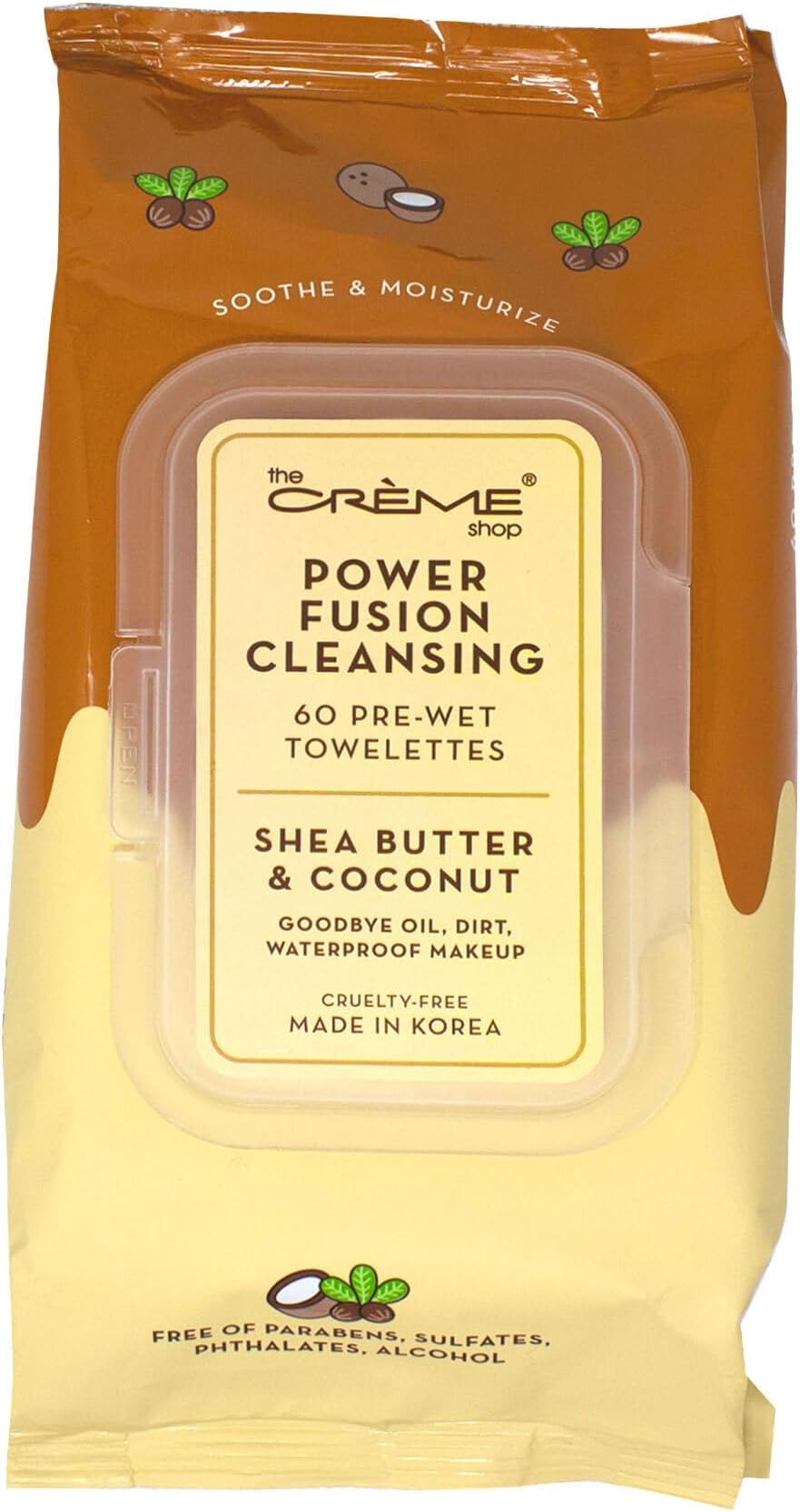 Amazon.com: The Crème Shop XL Cleansing Wipes with Charcoal & Lemon ...