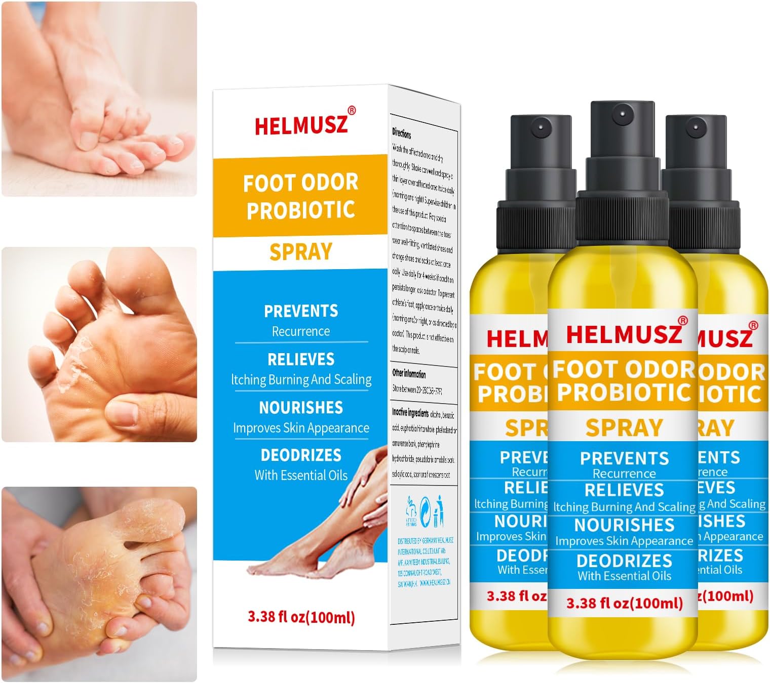 Amazon.com: HEALMUSZ Athletes Foot Treatment, Natural Herbal Athletes ...