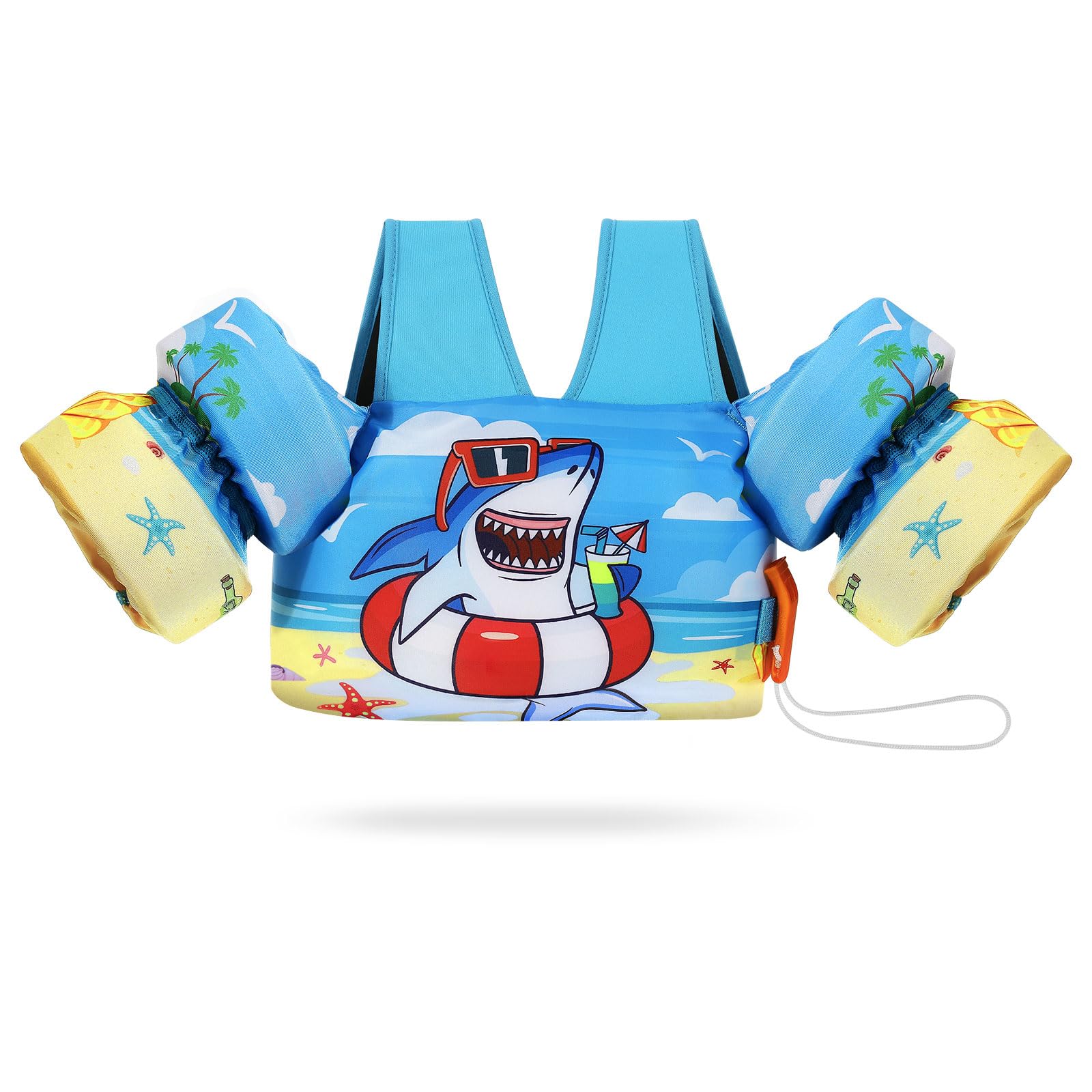 Snapklik.com : Toddler Swim Vest For Kids, Swim Arm Floaties 22-60lbs ...