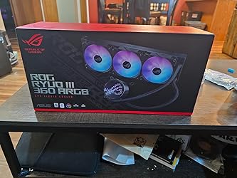 Amazon.com: ASUS ROG RYUO III 360 ARGB All-in-one AIO Liquid CPU Cooler ...