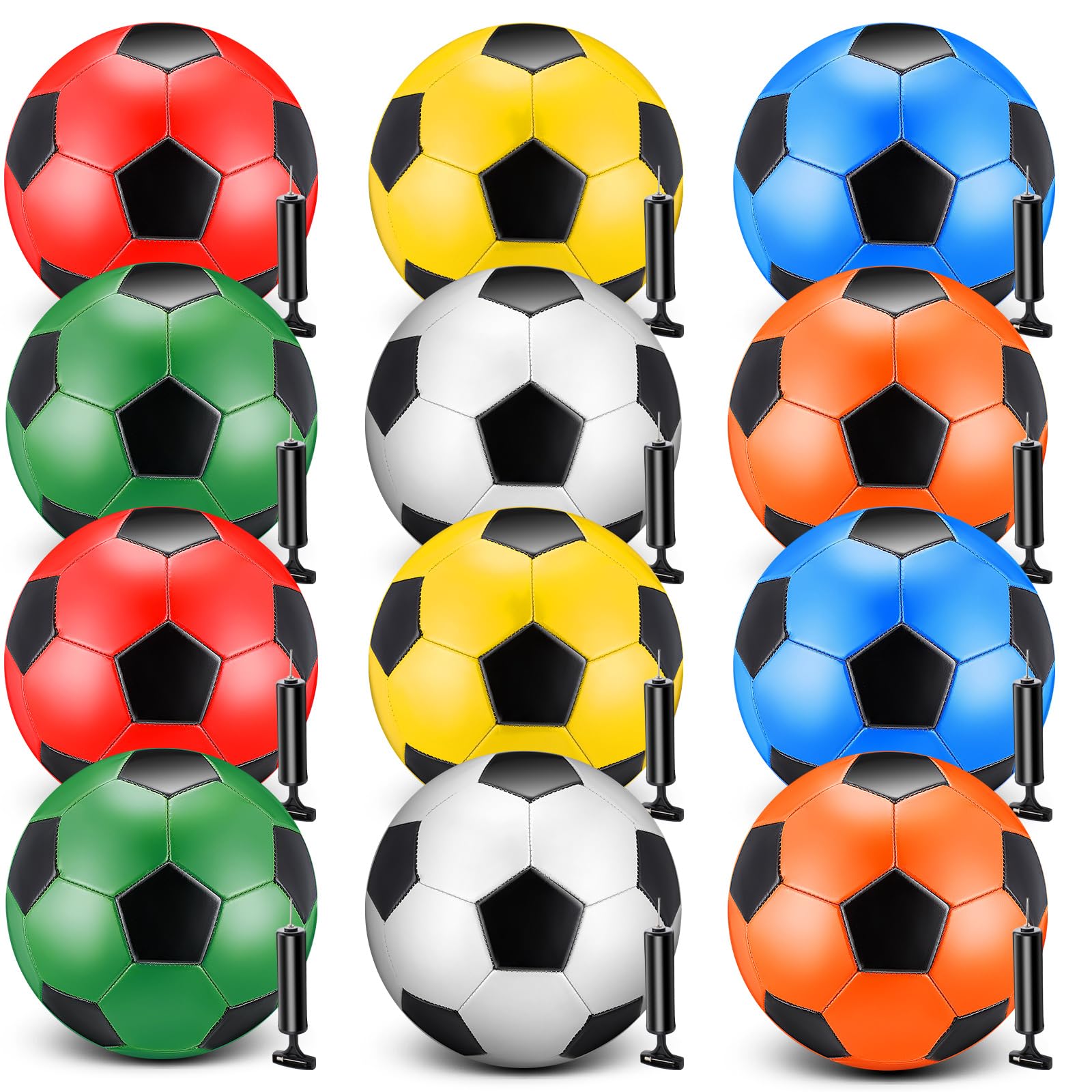 Snapklik.com : Glimin 12 Pack Operation Christmas Bulk Items Soccer Ball