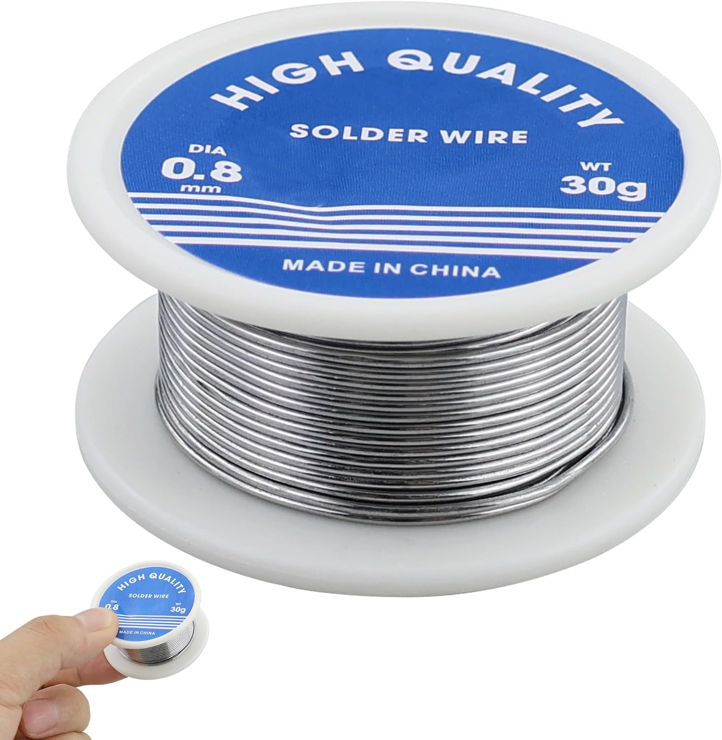 TOWOT Lead Free Solder Wire with Rosin Core, 3 PCS (0.8 mm/10 g) Tin ...