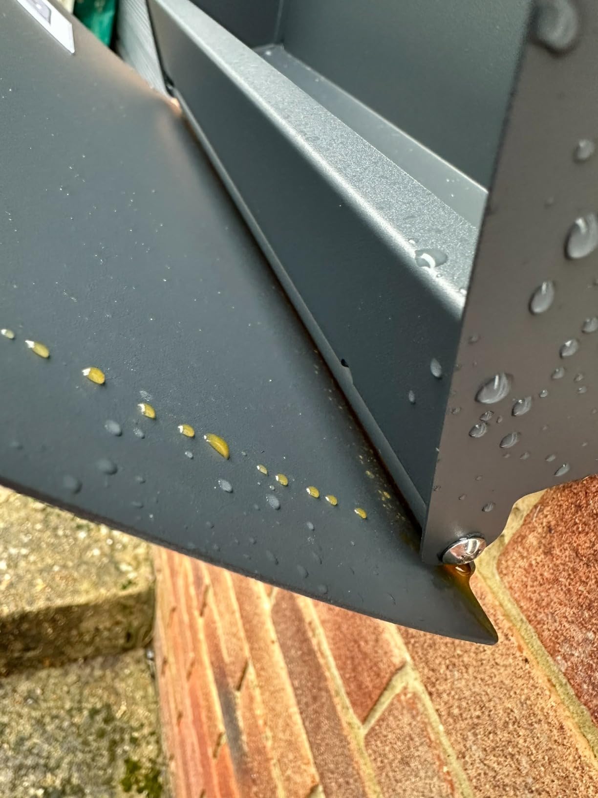 SONGMICS - Wall Mounted Post Box with Viewing Windows, Name Slot, 2 ...