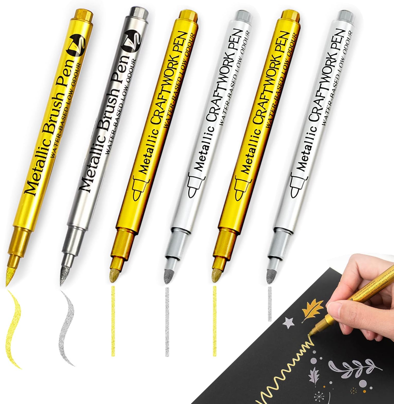 edding 753 gloss paint marker calligraphy - gold - 1 paint marker ...