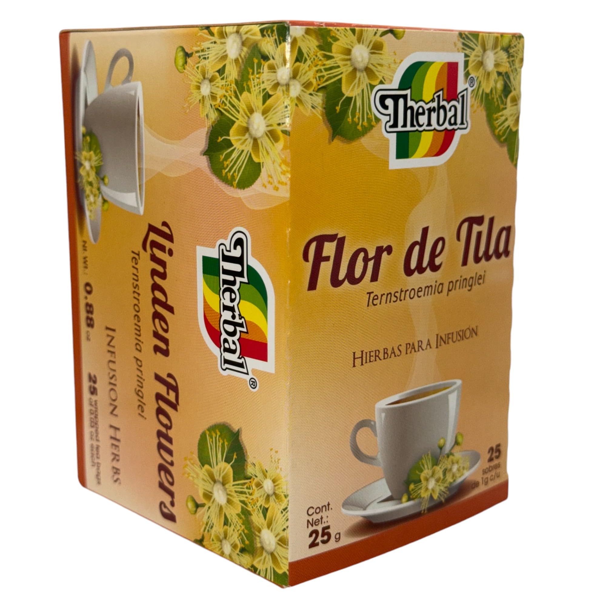 Amazon.com: Té de Flor de Tila (té de flores lindas) - 25 bolsas - 100% ...