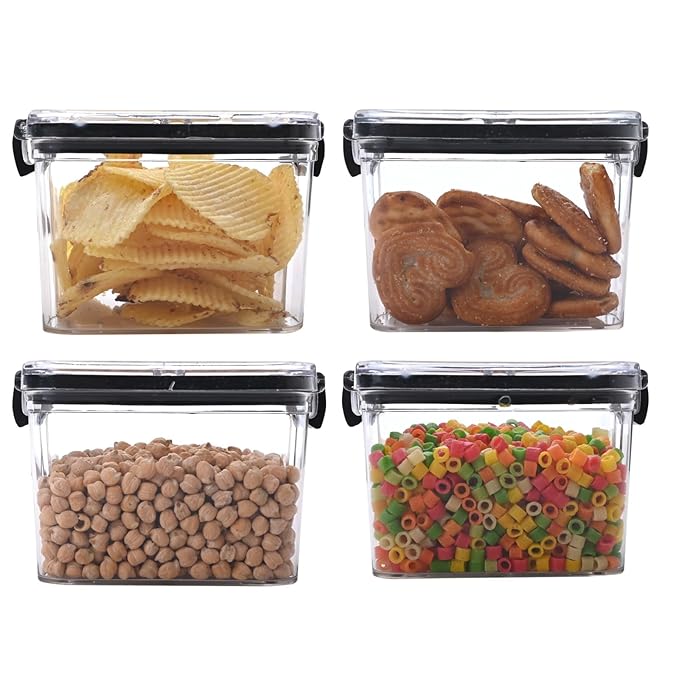 Emergity Plastic Airtight Kitchen Containers Set, Container For Kitchen ...