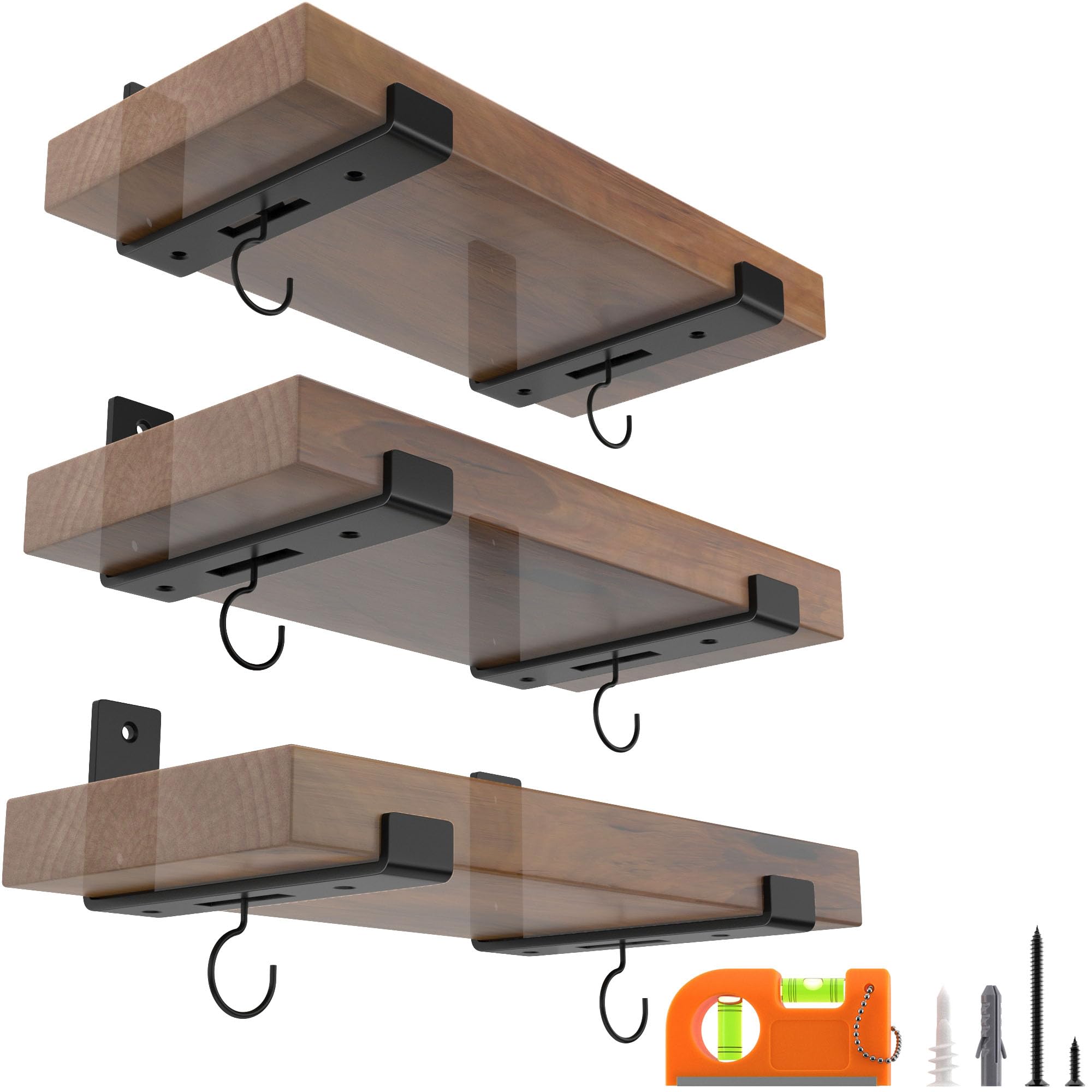 Snapklik.com : LEOPO 8 Inch Shelf Bracket For DIY Floating Shelf