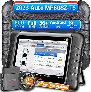 Autel Scanner MaxiPRO MP808Z-TS 2-Year Free Updated, Full TPMS, ECU ...