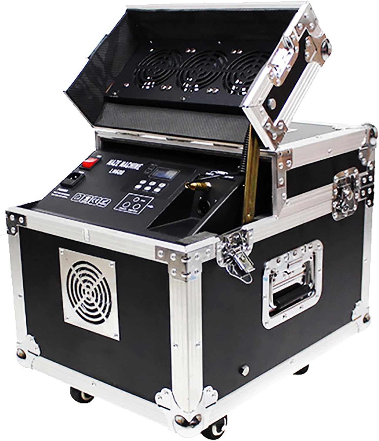 Stage Double-head Fog Machine,600W Haze Machine, DMX 512 Control Fog ...