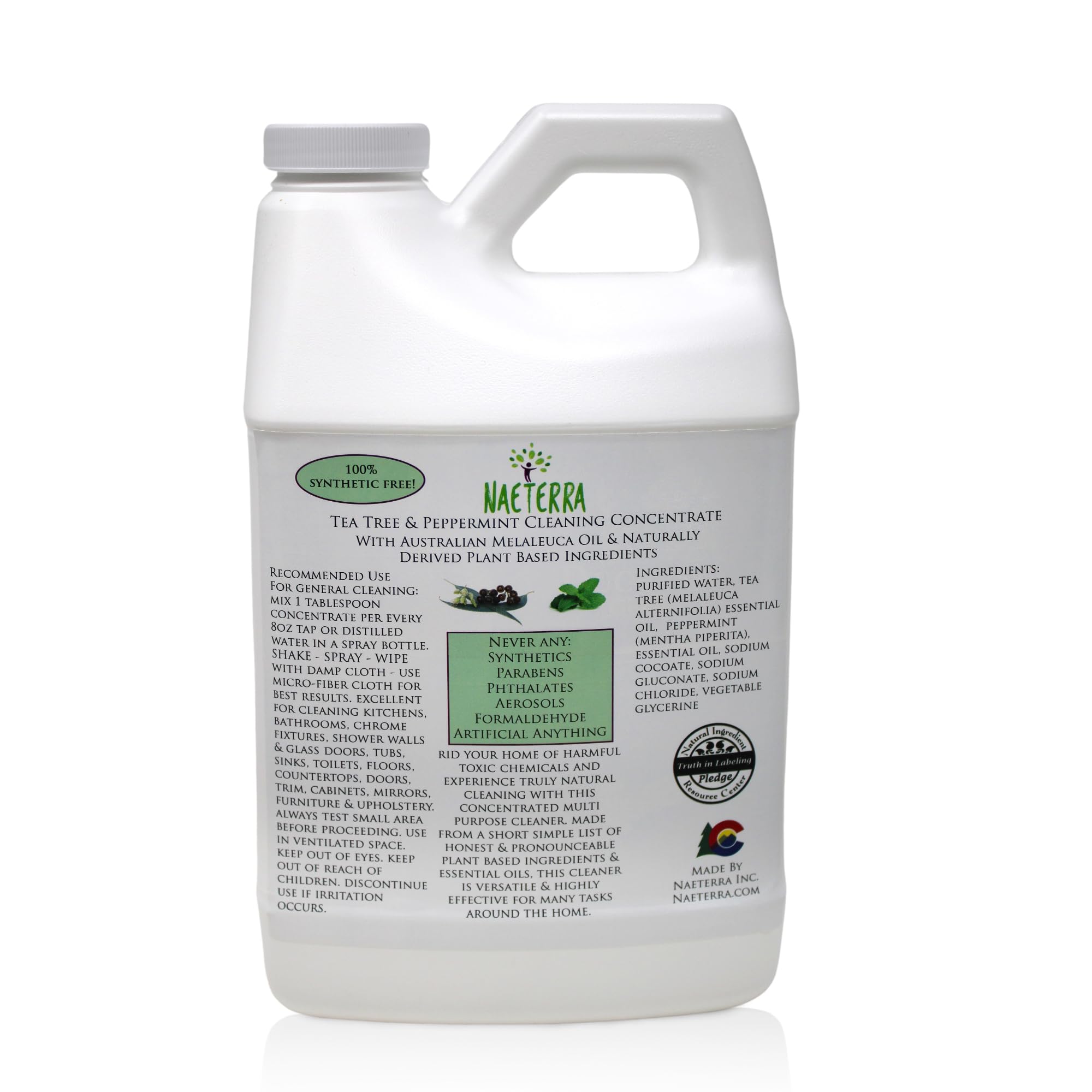 Amazon.com: Naeterra- Refreshingly Clean | Tea Tree & Peppermint ...