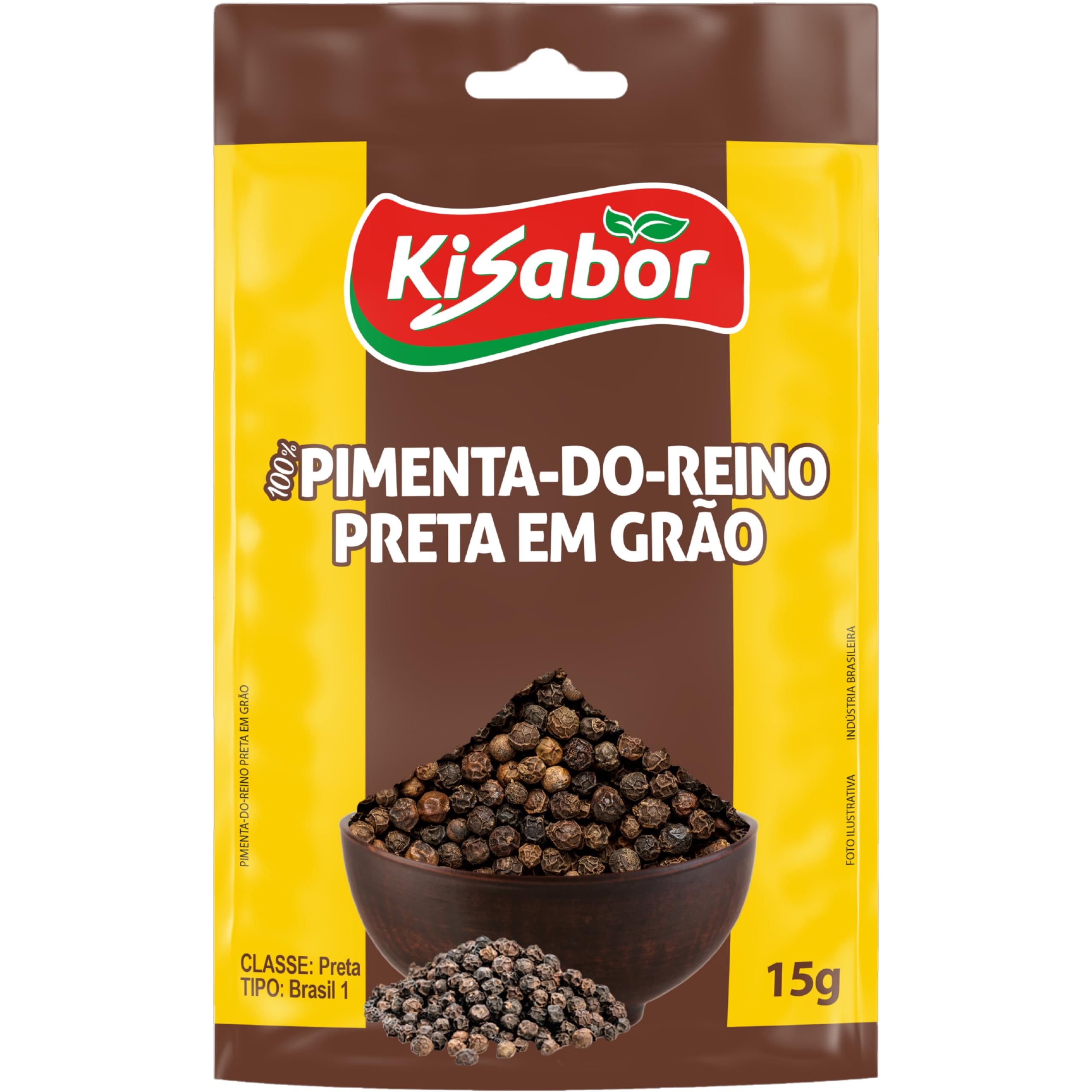 KiSabor Pimenta Do Reino Em Grãos Kisabor 15 Gramas : Amazon.com.br ...
