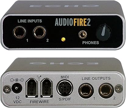 Amazon.com: Echo AudioFire2 4 Input / 6 Output FireWire Audio Interface ...