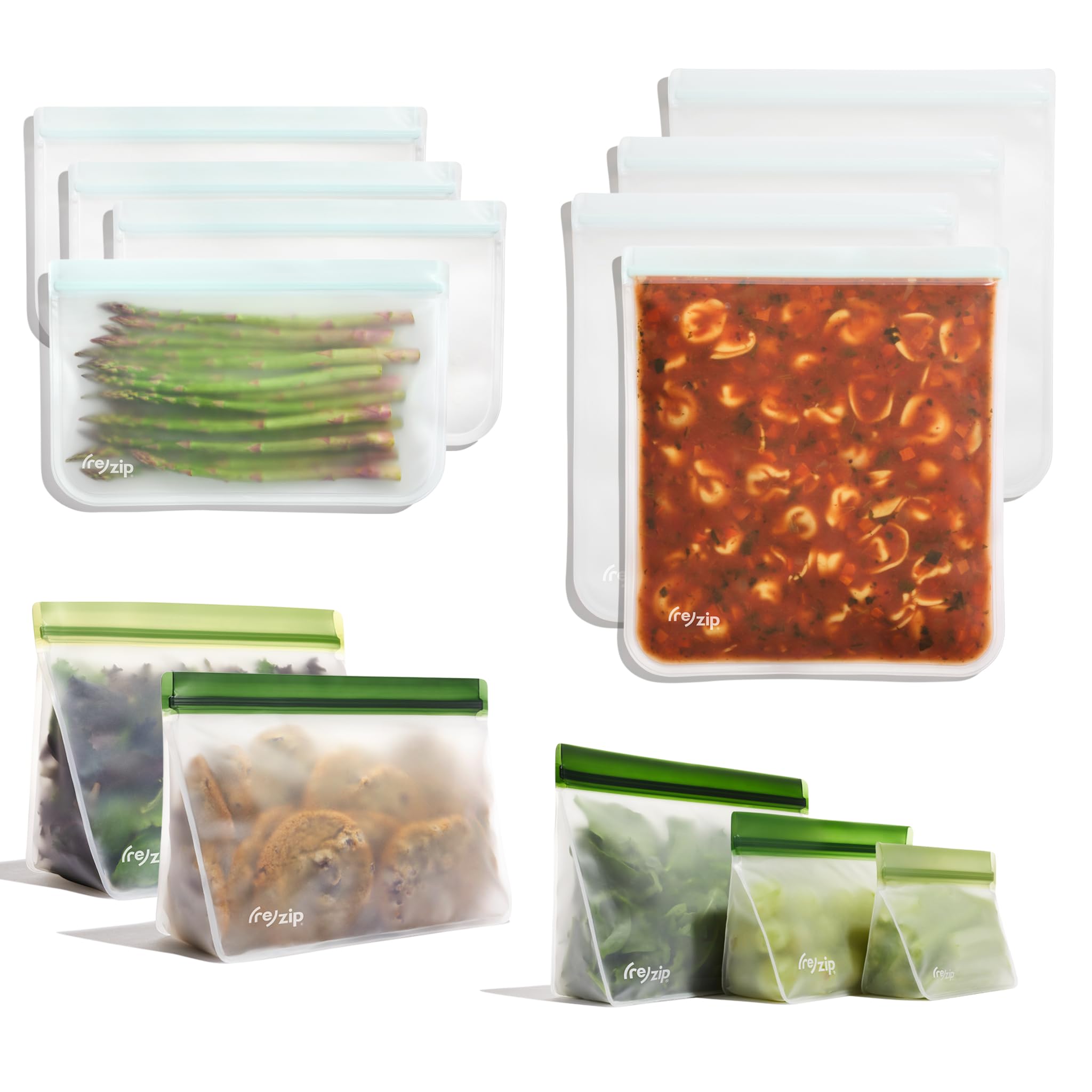 Amazon.com: (re) zip 13-Piece Leftover Storage Kit - Eco-Friendly ...