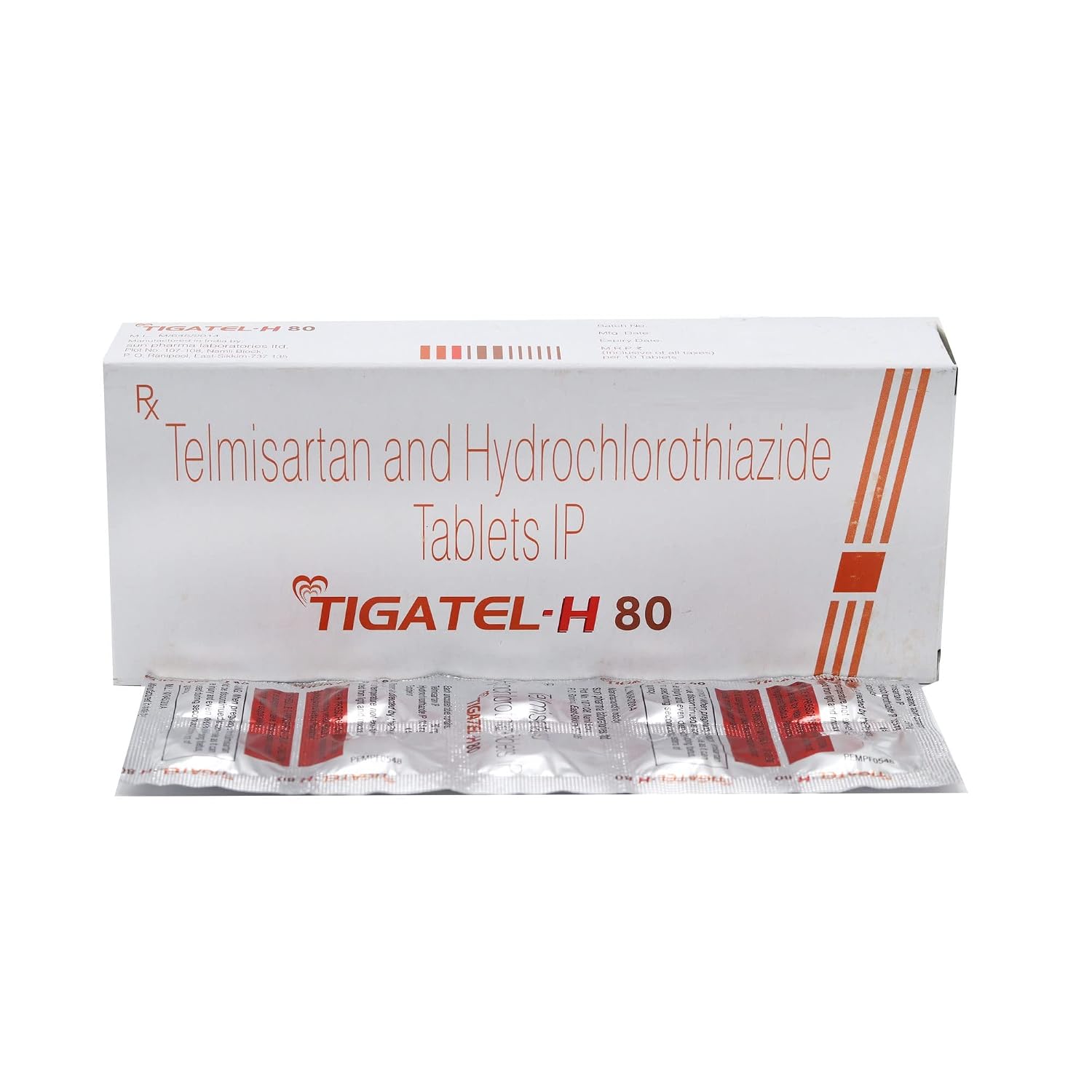 Tigatel H 80 - Strip of 10 Tablets : Amazon.in: Health & Personal Care