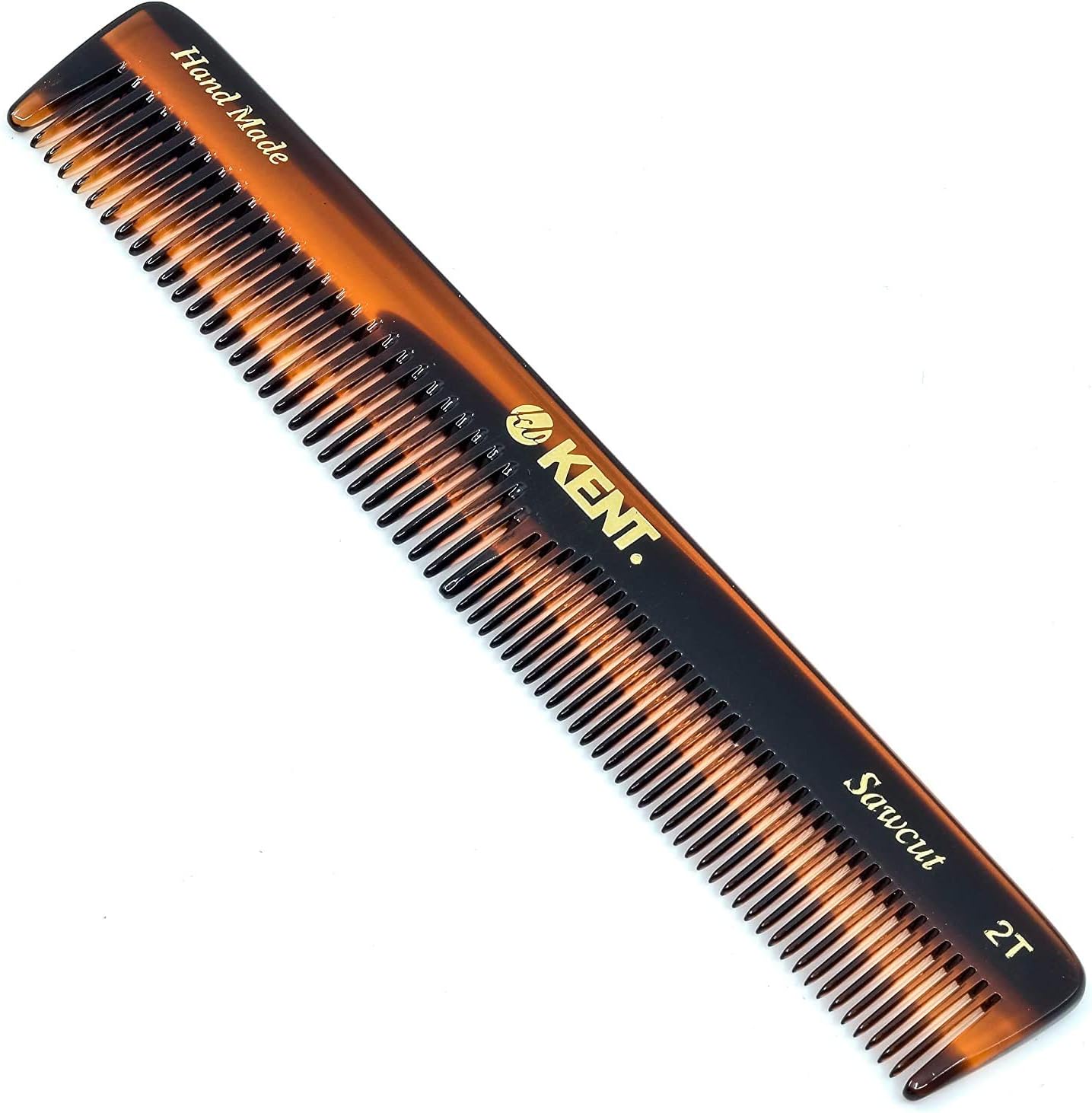 Kent 2T 6 Inch Double Tooth Hair Dressing Comb, Fine and Wide Tooth ...