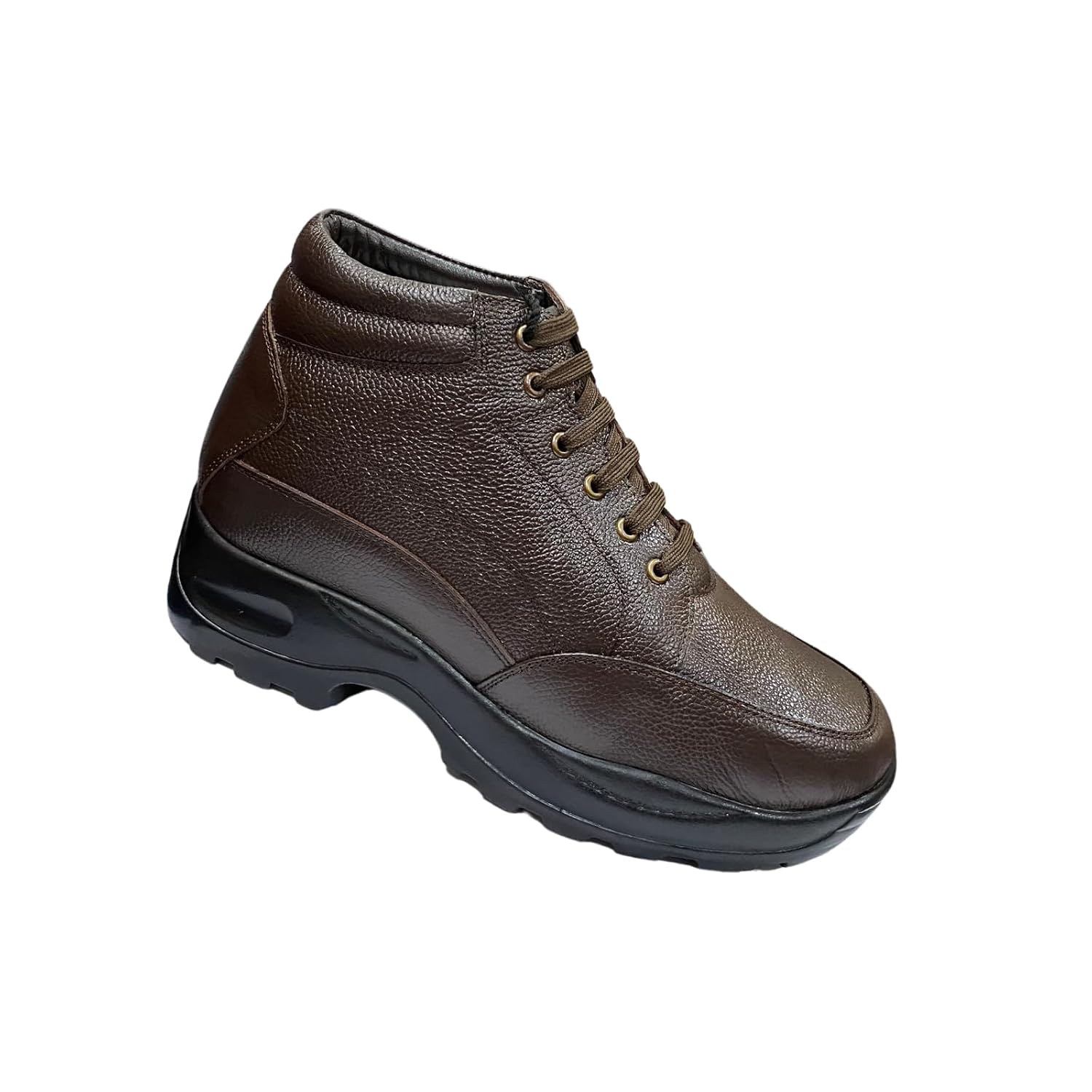 Buy Revox Height Increasing Tan Leather Elevator Casual Boots for Men ...