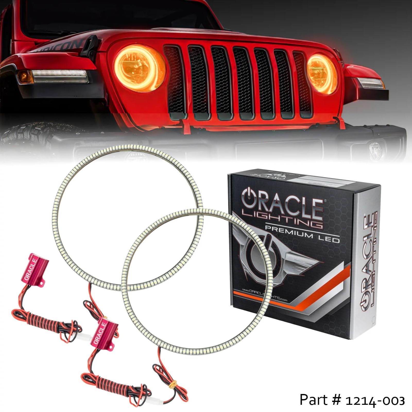 Amber Oracle Headlights Universal Pre Runner Style LED Grill Light Kit
