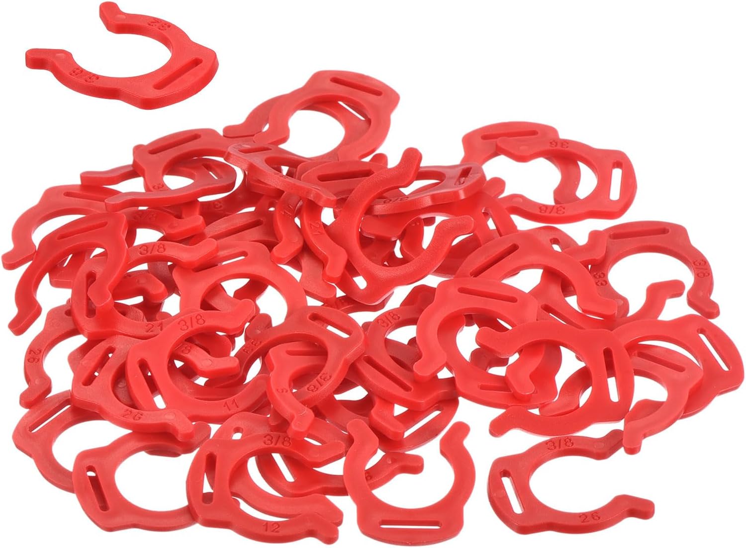 uxcell 50Pcs 3/8 Inch Locking Clip for RO Water Filtration Systems Tube ...