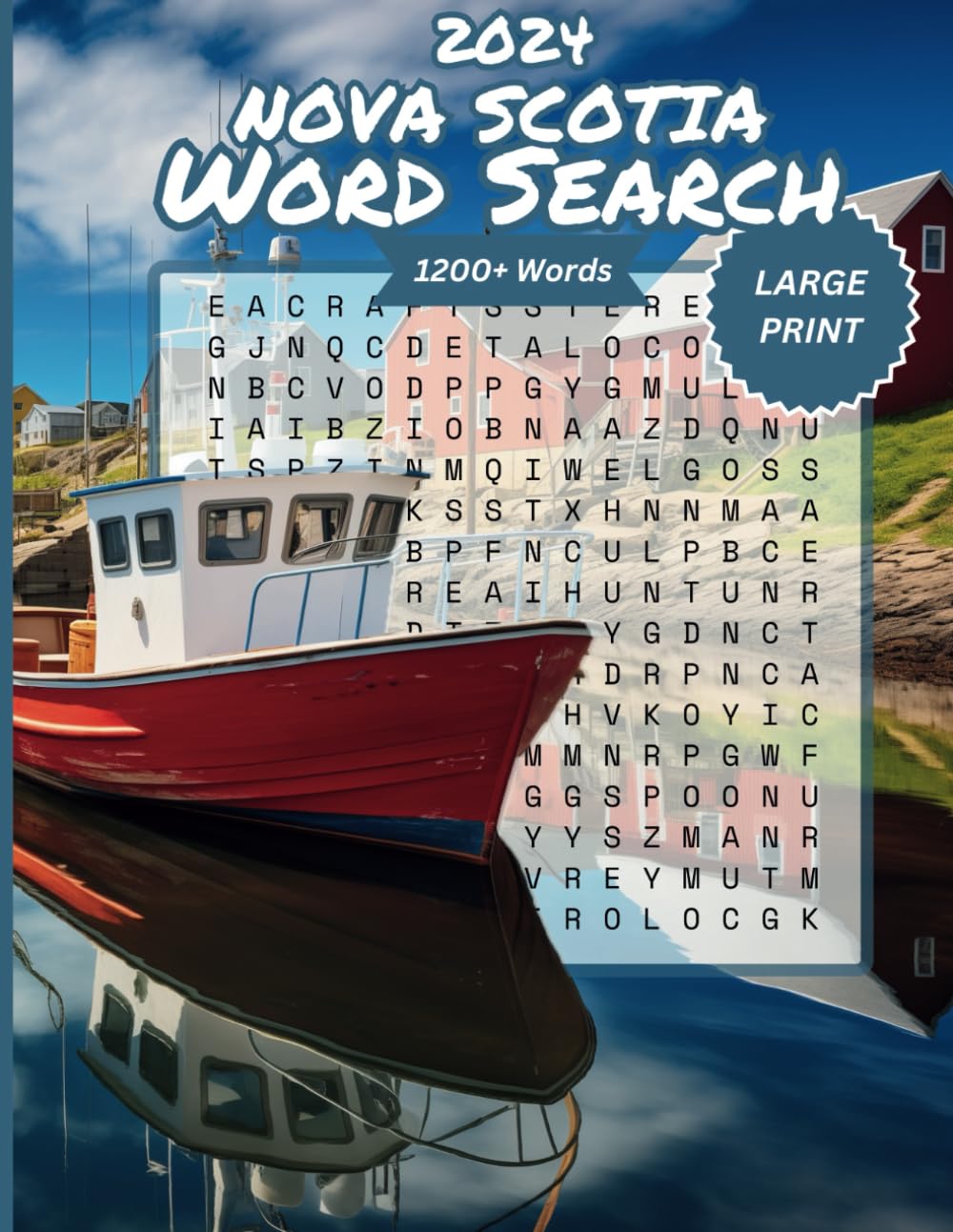 Large Print 1200+ Words Nova Scotia Word Search: Petitpas, Michael ...