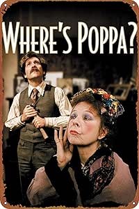 Amazon.com : Where’s Poppa? Movie Poster Metal Sign Tin Metal Retro ...
