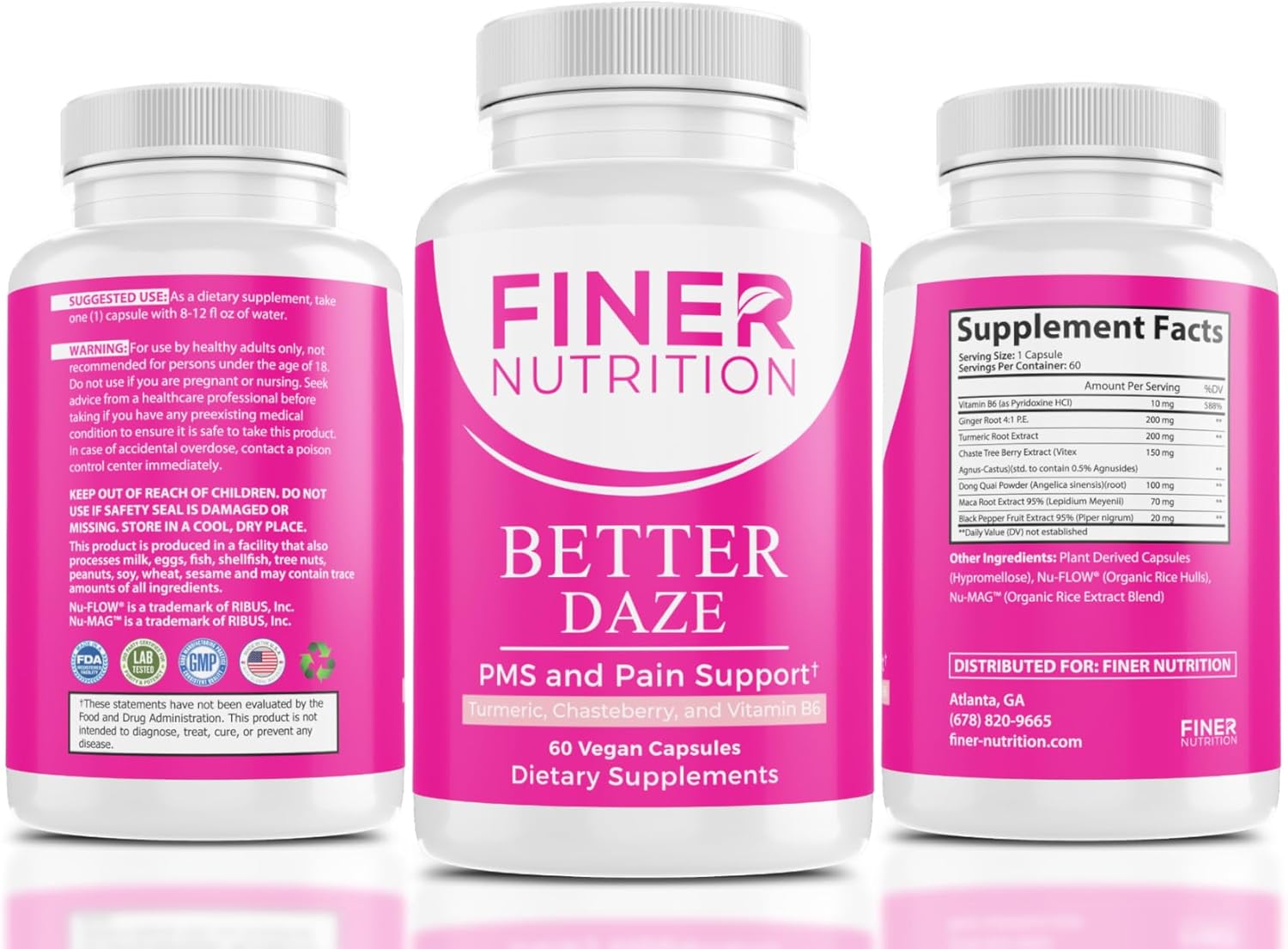 Amazon.com: Better Daze- PMS Relief Supplements and Hormonal Support ...