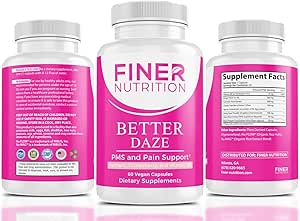 Amazon.com: Better Daze- PMS Relief Supplements and Hormonal Support ...