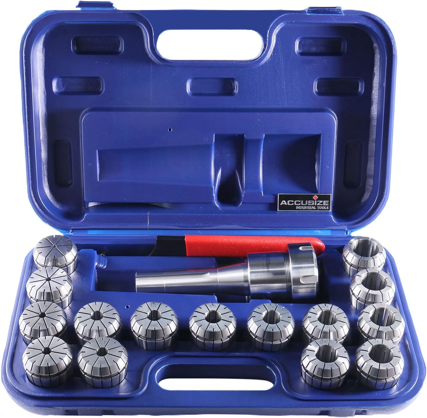 kimllier ER32 R8 Collet Chuck Holder Set with 11Pcs ER32 3-19MM Collet ...