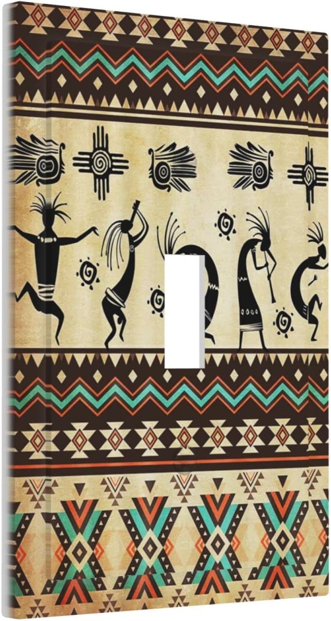 Southwestern American Native Southwest Kokopelli Single Toggle Switch ...