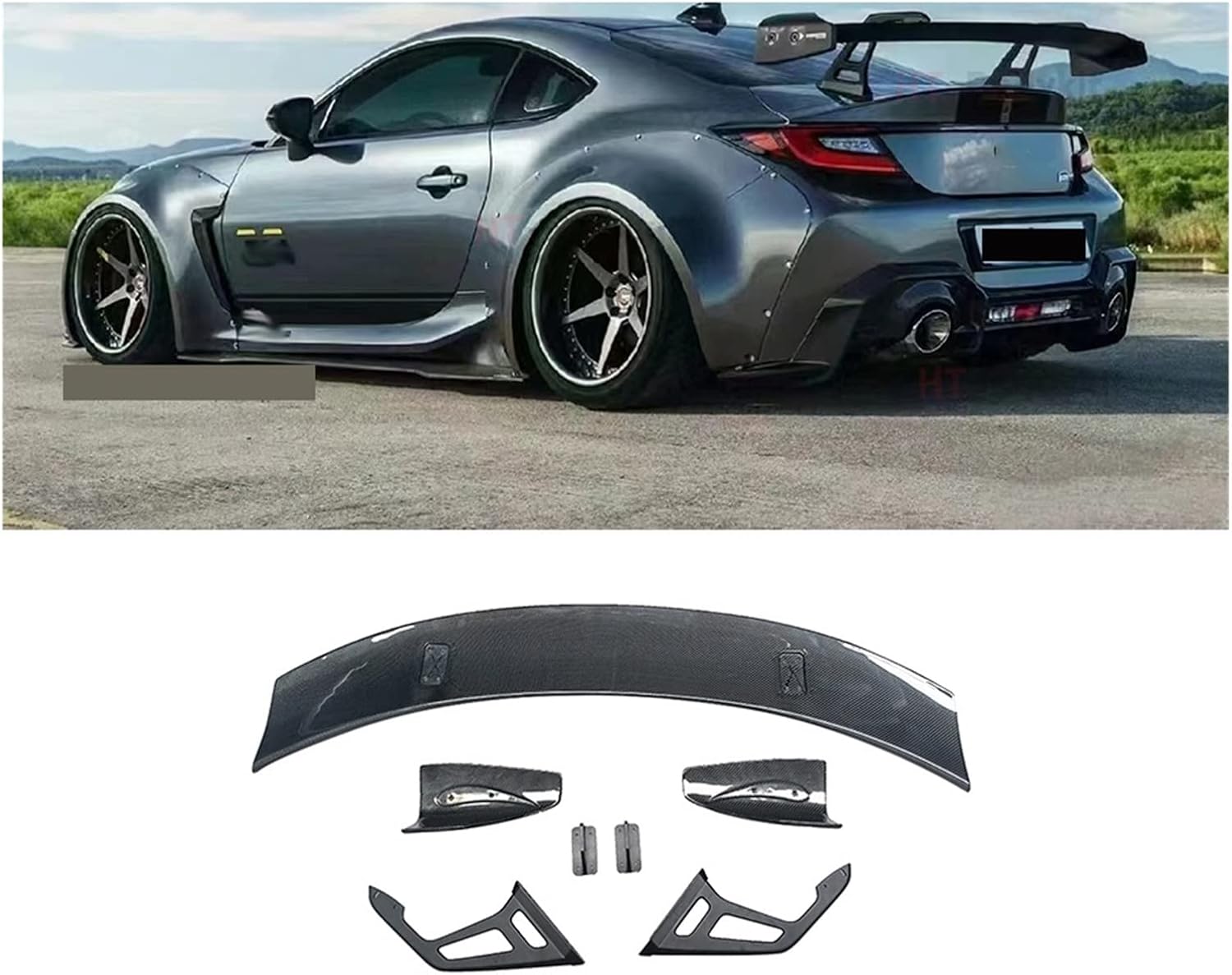 Amazon.com: Compatible for Toyota GR86 Carbon Fiber Primer Rear Trunk ...