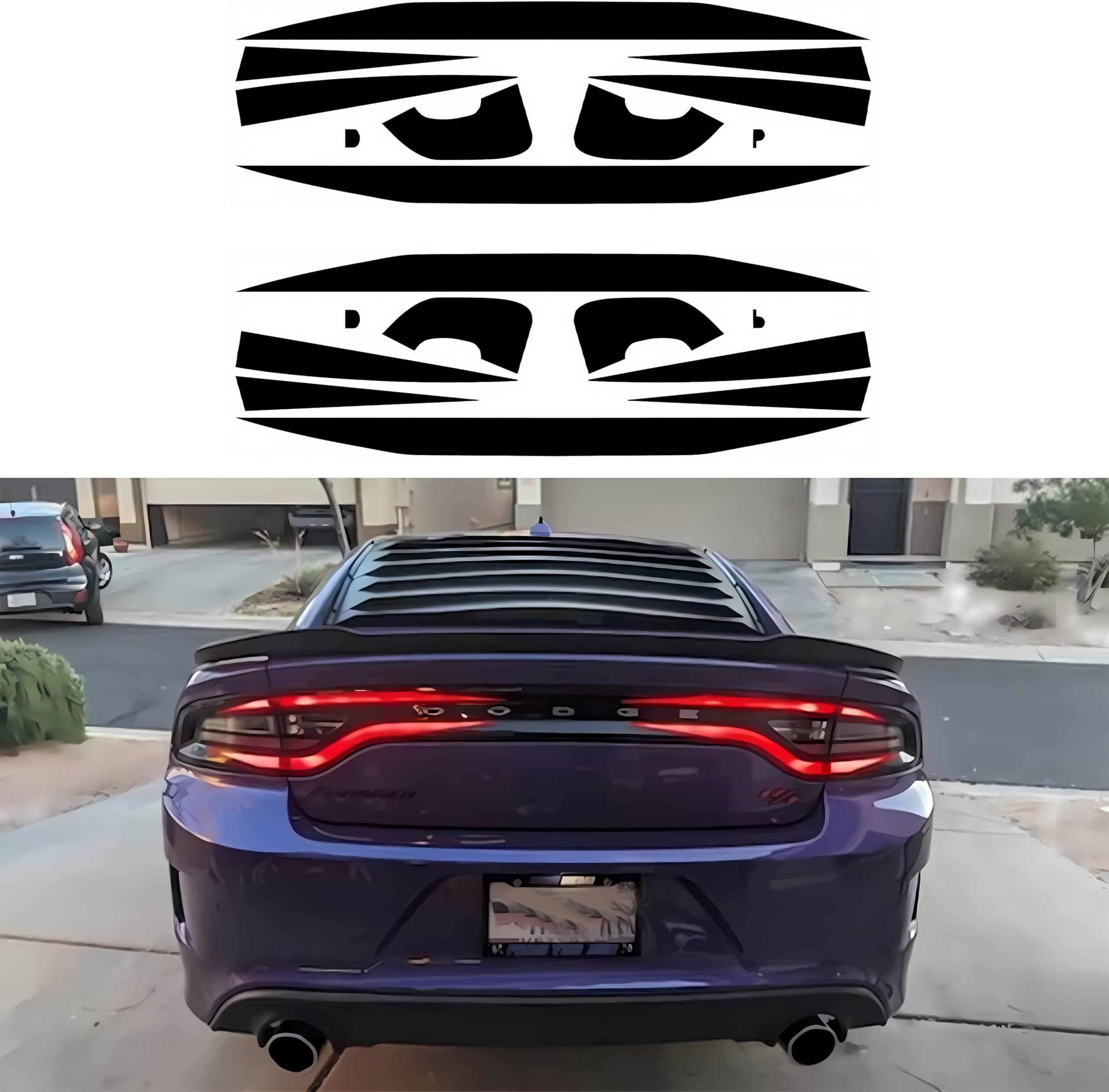 Amazon.com: Luxe Auto Concepts Tail Light Tint Kit for 2015-2023 Dodge ...