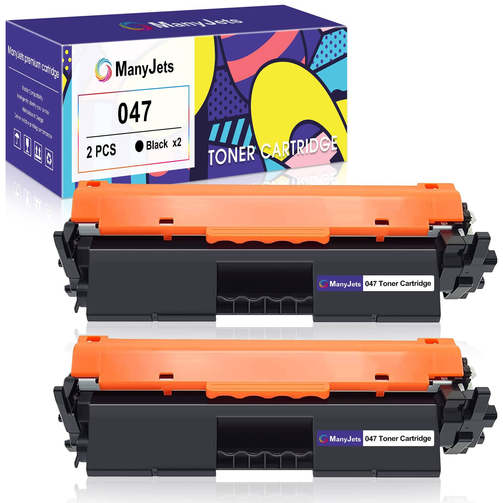Amazon.com: ManyJets 047 Compatible Toner Cartridge Replacement for ...