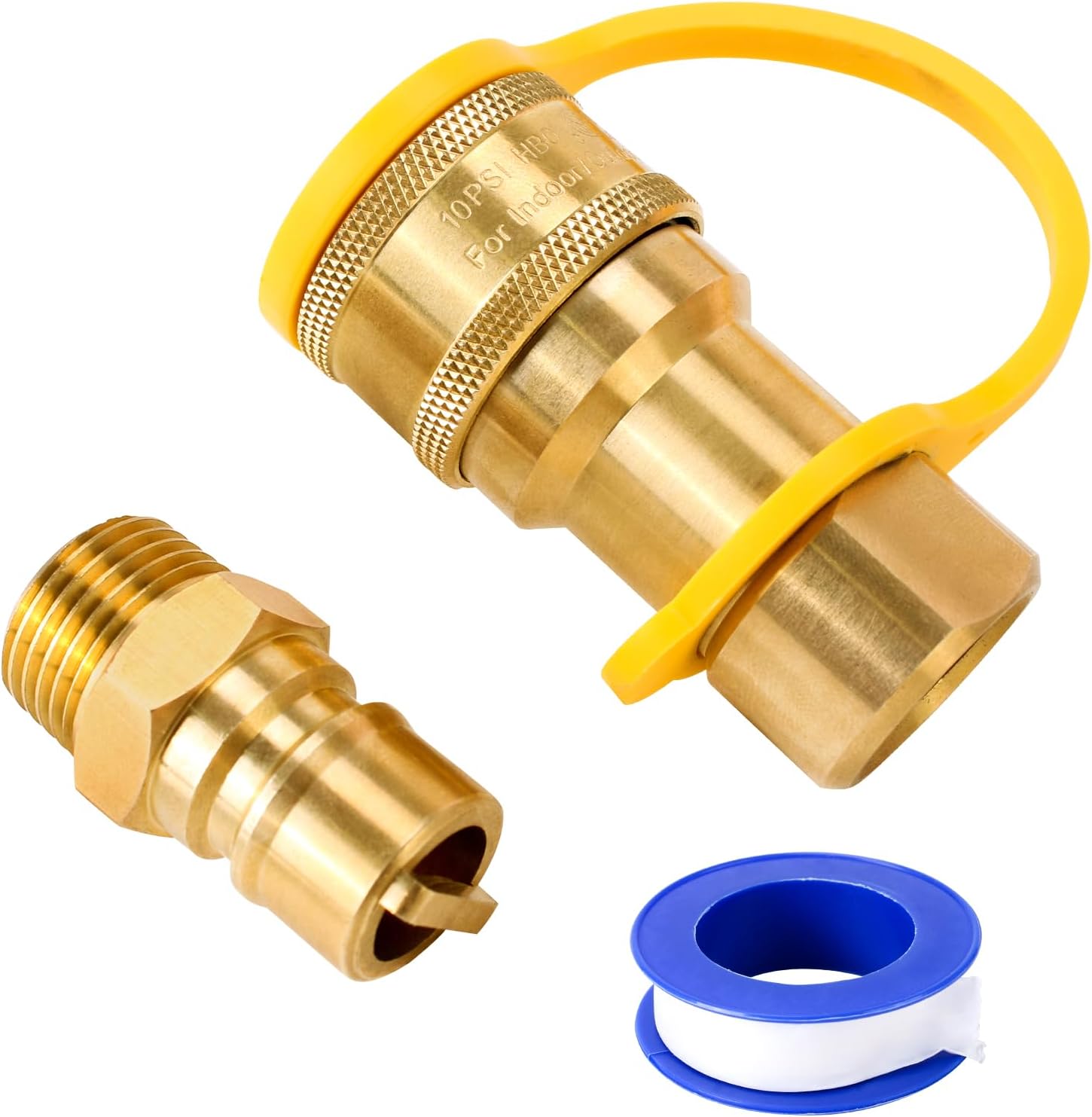 Amazon.com: ZUDKSUY 1/2" Gas Quick Connect Kit Disconnect with Male ...