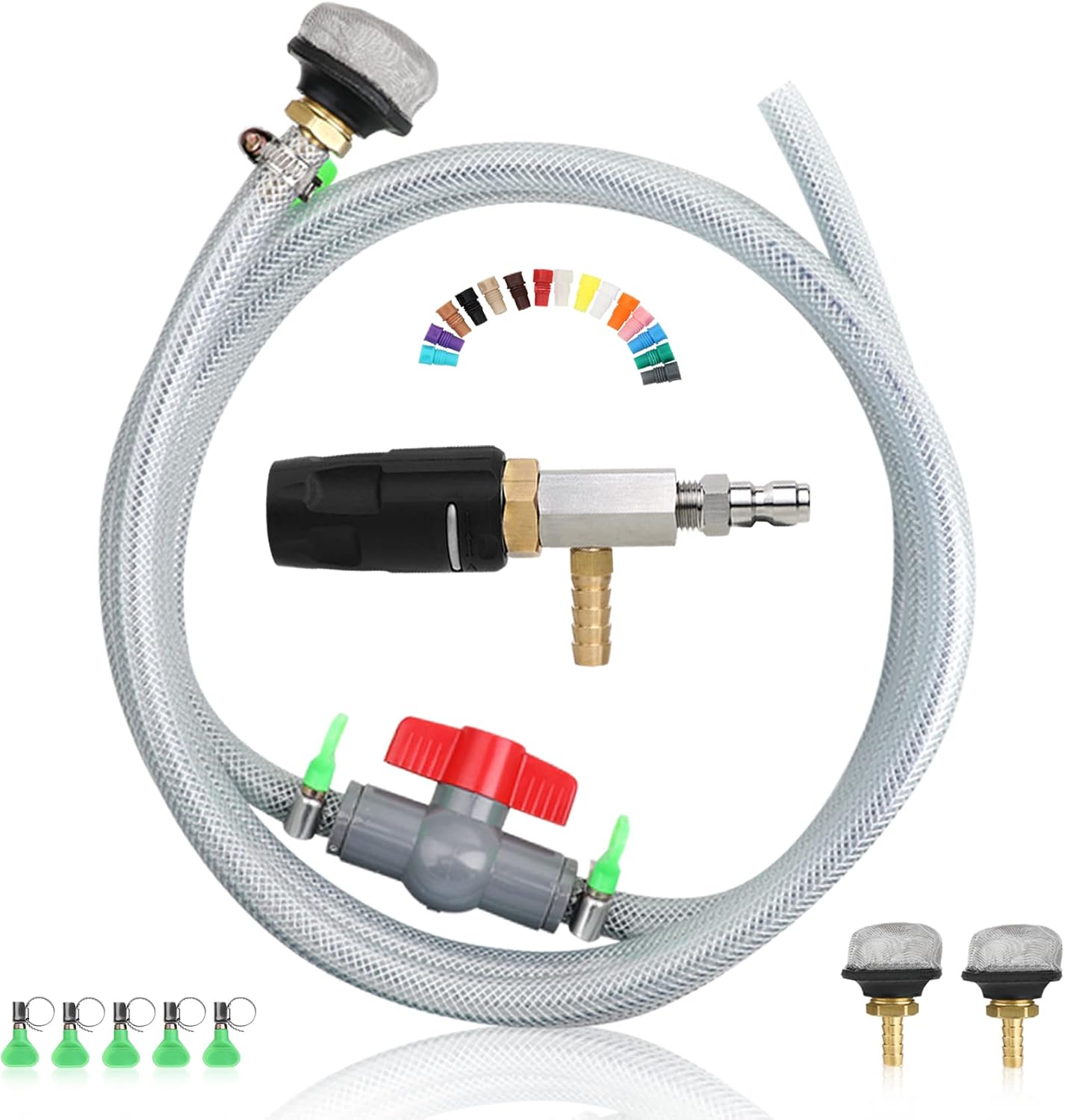 Amazon.com: Magula Adjustable Long Range Pressure Washer Nozzle Kit, 4 ...