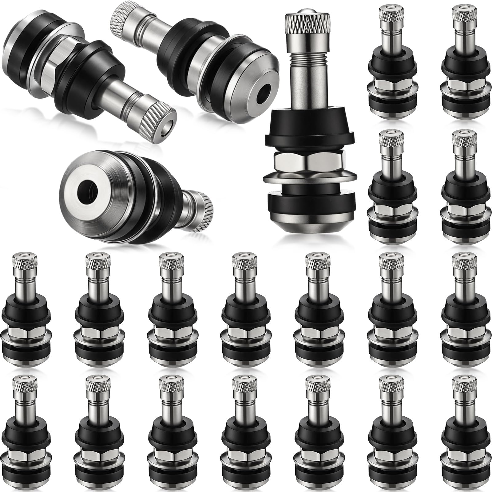 Amazon.com: Tallew 20 Pcs Tr416 Metal Valve Stems Tire Valve Stems ...