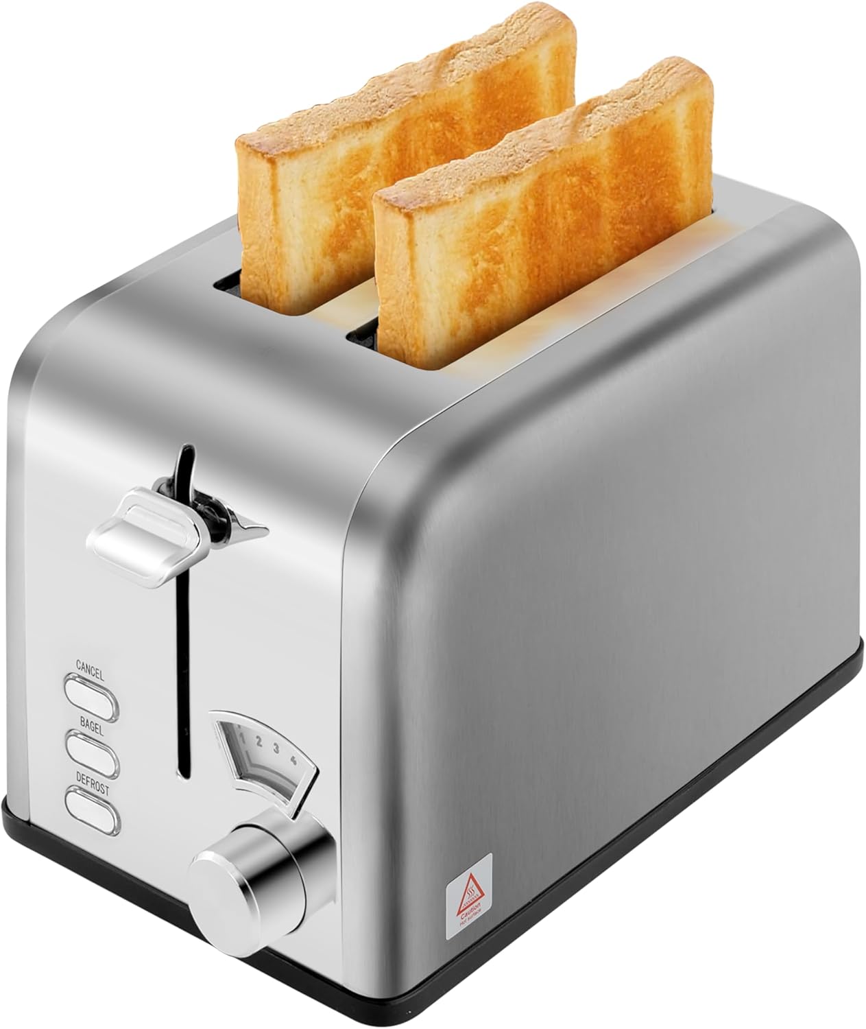 Amazon.com: HealSmart 2 Slice Stainless Steel Toaster with Extra Wide ...