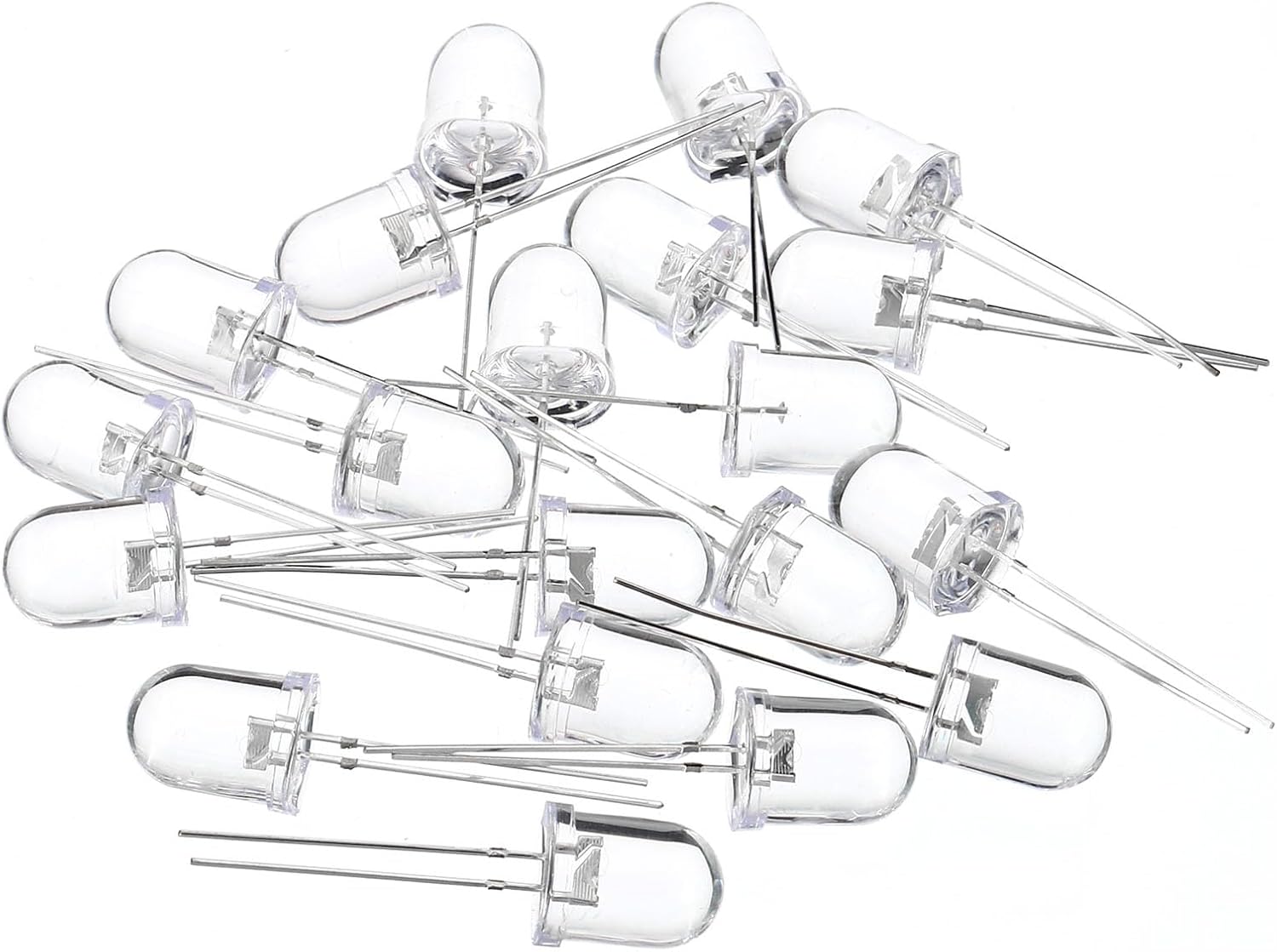 PATIKIL 10mm Light Emitting Diodes, 100 Pcs LED Diodes 1.8-3V Light ...