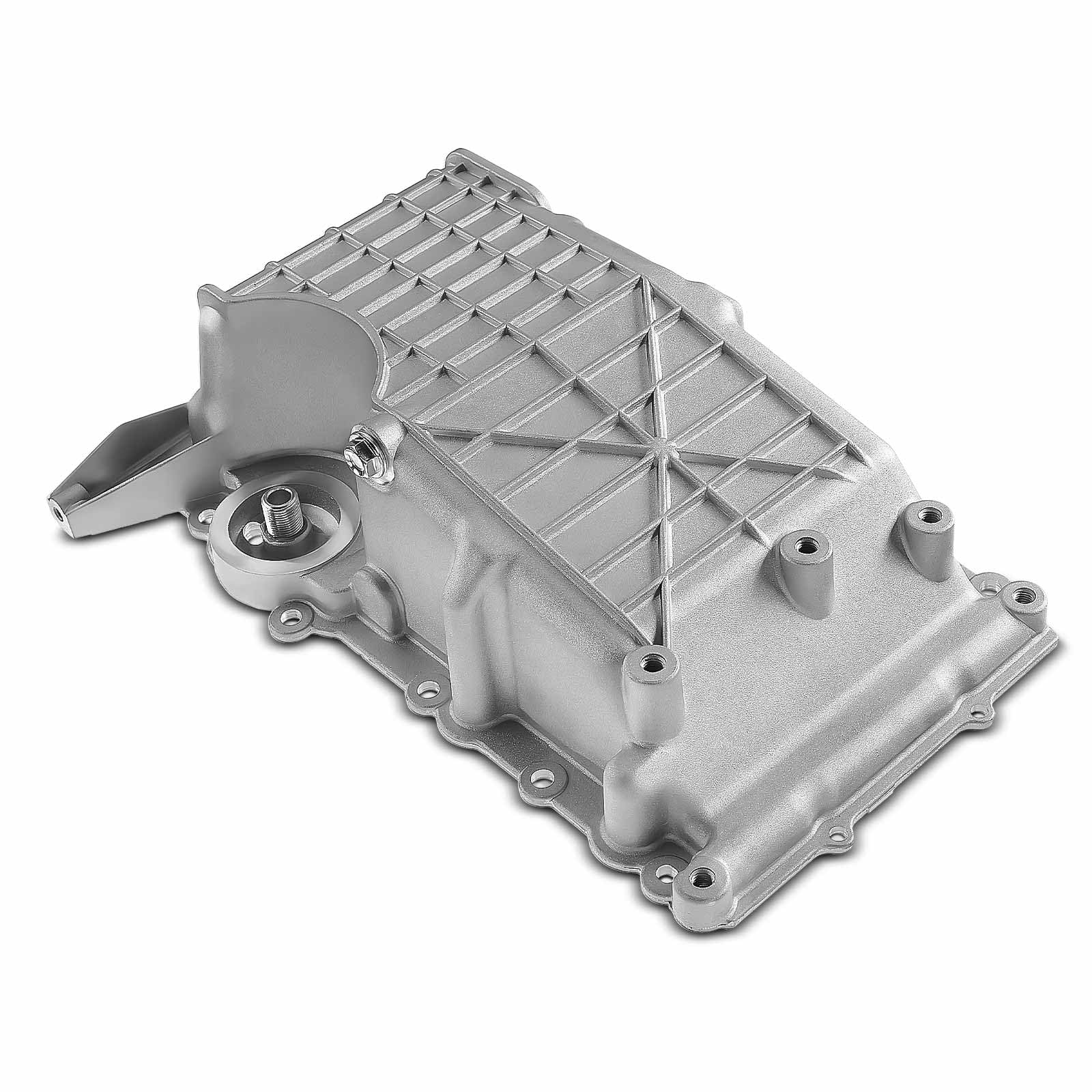Aluminum Oil Sump A-Premium Engine Oil Pan - Aluminum Sump With Drain ...