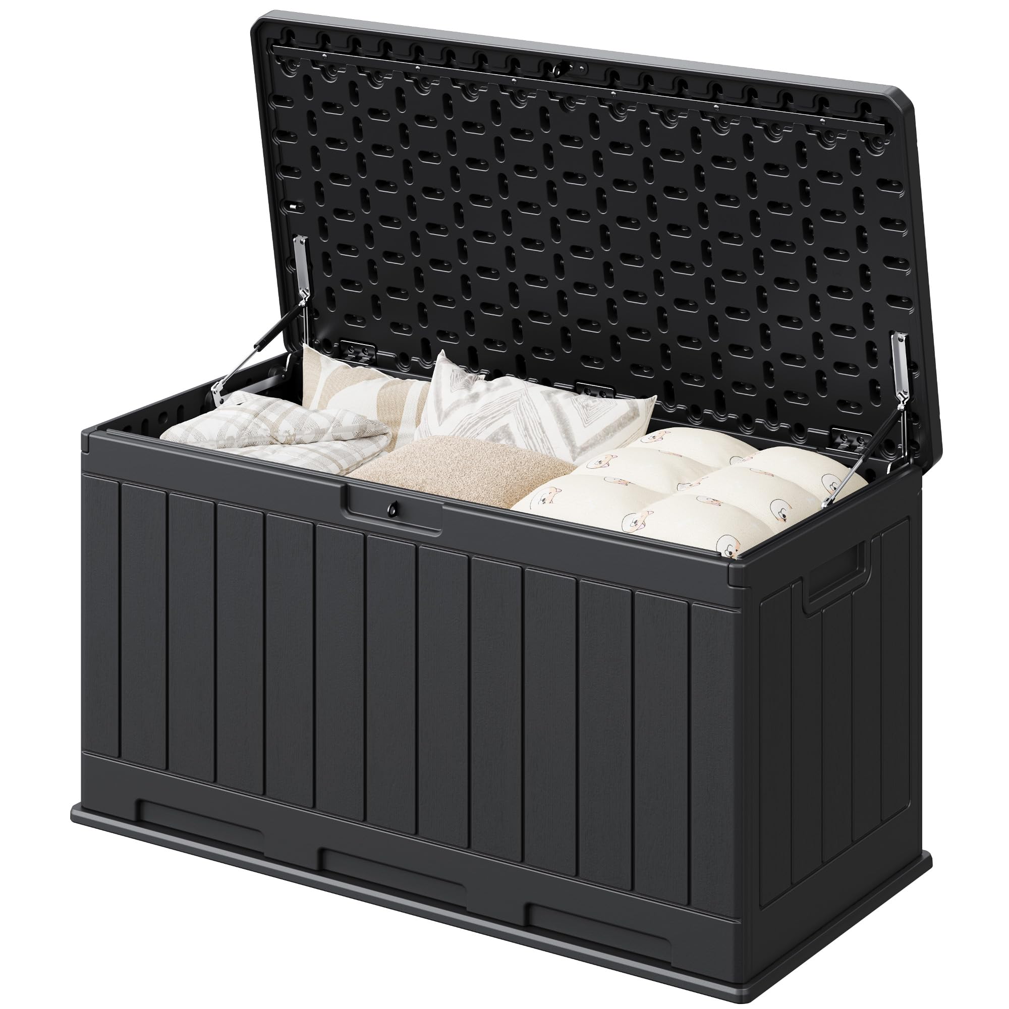 Snapklik.com : Greesum 90 Gallon HDPE Outdoor Storage Box - Waterproof