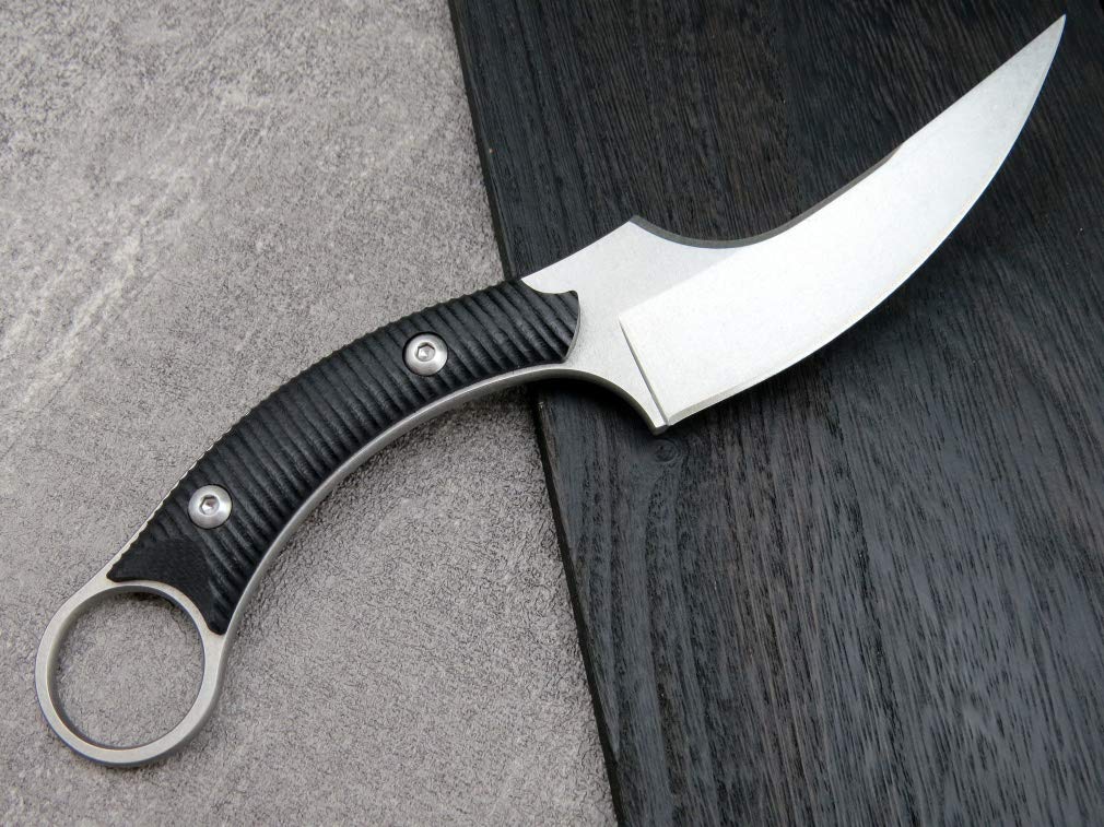 Snapklik.com : Ccanku C1490 Fixed Blade Knives 8 Inch Claw Knife D2 ...